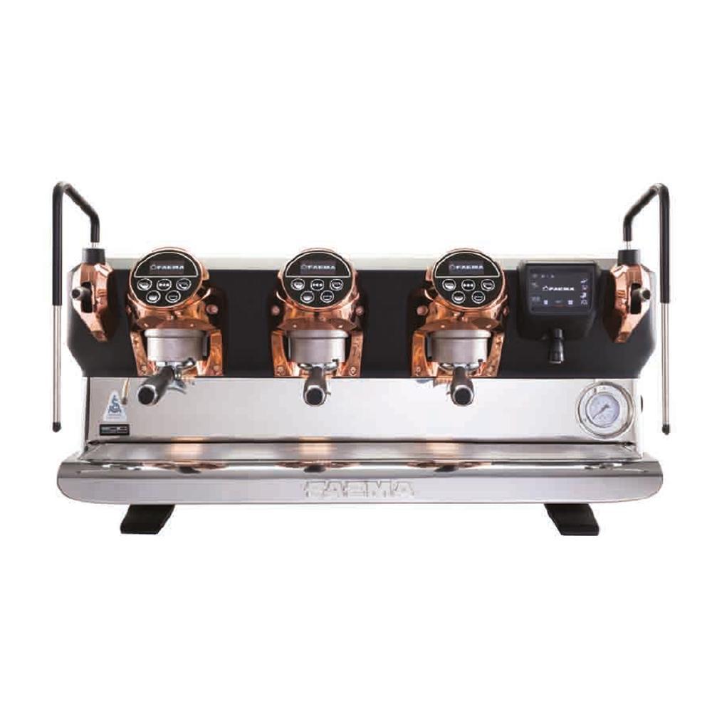 FAEMA E71 E A/3 5 BUTTONS BAKIR – Otomatik 3 Gruplu Espresso Kahve Mak